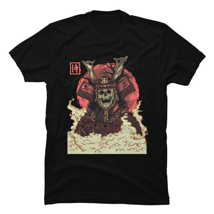 Red Samurai Skull – yakuzaclothingco